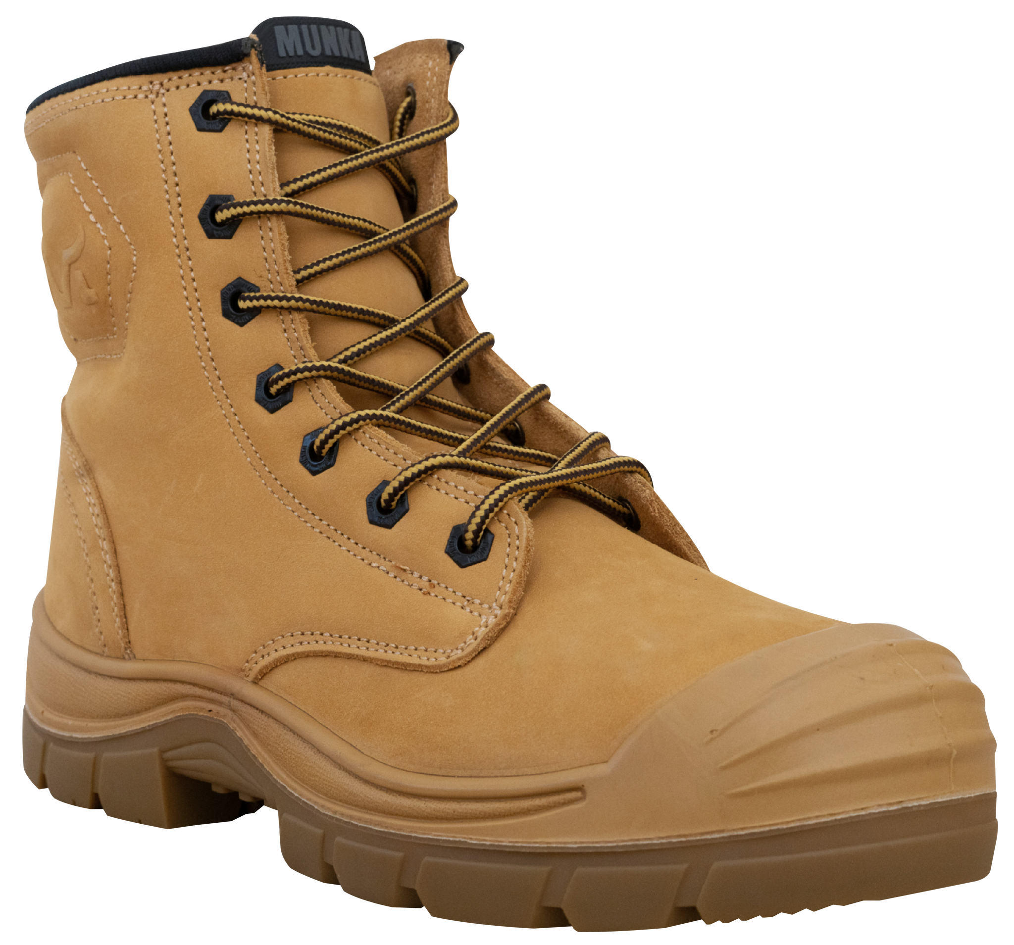 Munka Taurus Side Zip Work Boots - Wheat | Work Boots – BIG Boots UK